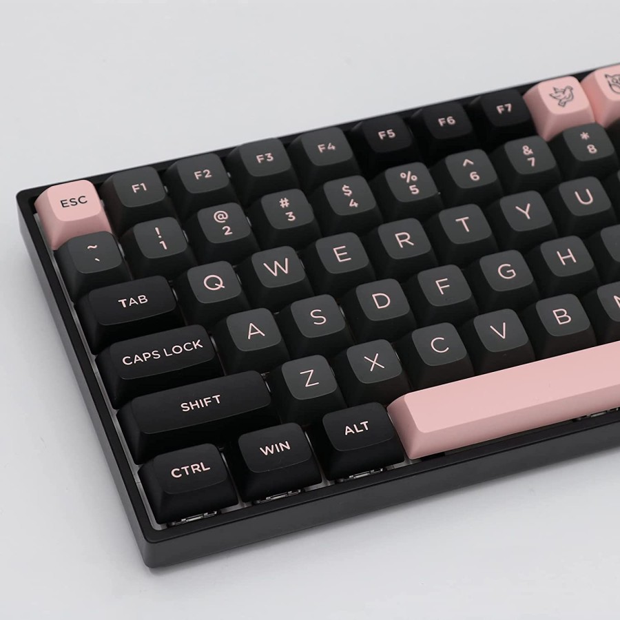 Akko Keycaps Black and Pink
