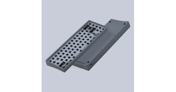 KBDFANS KBD67 Lite R4 RGB Barebone - Steel Grey